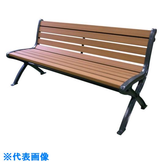 オレンジブック トラスコ中山　TRUSCOミヅシマ リサイクルベンチRB5−SW 〔品番:2490130〕[ 注番:1059836]特長●板部分に再生樹脂を使用した樹脂製ベンチです●木調のカラーが落ち着いた景観を演出します●廉価タイプのリサ...