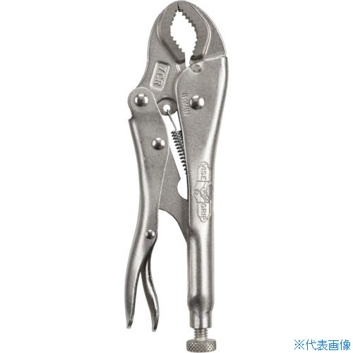 オレンジブック トラスコ中山　TRUSCOIRWIN ロッキングプライヤ− カーブジョー 7CR 175mm 〔品番:10508018〕[ 注番:1062215]特長●下あごが自動的にクランプ位置を調節し、標準的なロッキングプライヤーの6倍...