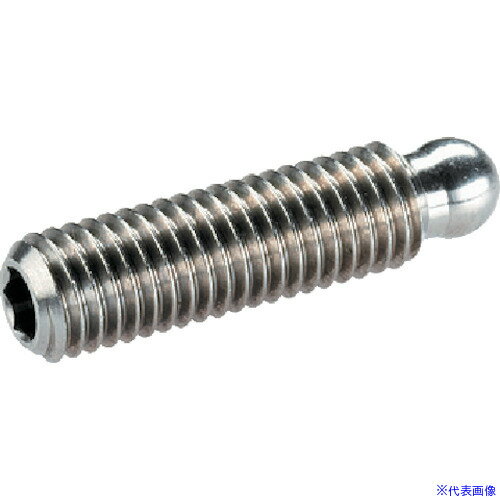 オレンジブック トラスコ中山　TRUSCOHALDER グラブスクリュー ボールポイント付 ステンレス鋼 径M6 全長30 〔品番:22570.0410〕[ 注番:1064415]特長●ボールポイント付です。●グラブスクリューです。● 仕様...