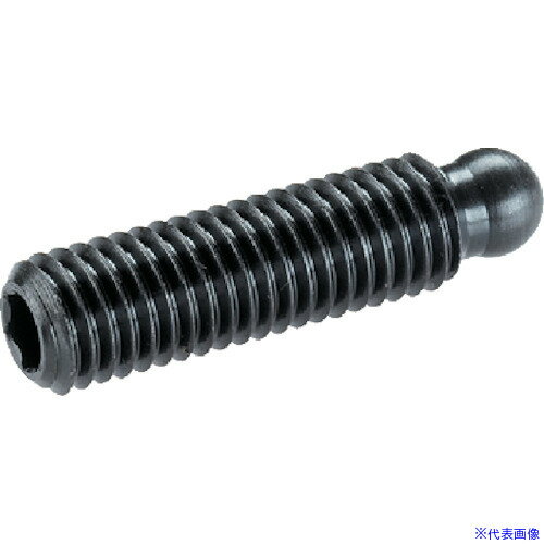 オレンジブック トラスコ中山　TRUSCOHALDER グラブスクリュー ボールポイント付 快削鋼 径M8 全長25.1 〔品番:22570.0219〕[ 注番:1064454]特長●ボールポイント付です。●グラブスクリューです。● 仕様●...