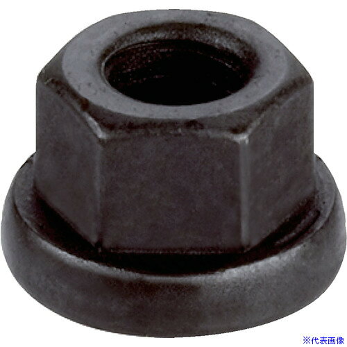 オレンジブック トラスコ中山　TRUSCOHALDER カラーナット DIN6331 呼び寸法M6 〔品番:23080.0006〕[ 注番:1064493]特長●フランジ付六角ナットです。用途●ボルトの固定に。仕様●対辺寸法(mm)：10●...