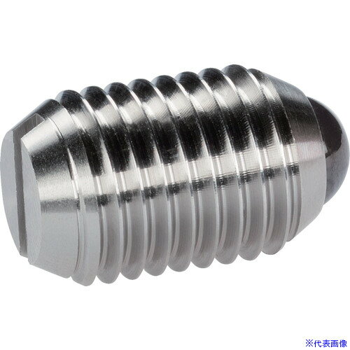 オレンジブック トラスコ中山　TRUSCOHALDER スプリングプランジャ セラミックボール スロット付 ボール径10 〔品番:22050.1416〕[ 注番:1065312]特長●ねじ込み、ボールタイプのプランジャーです。●ステンレス鋼...