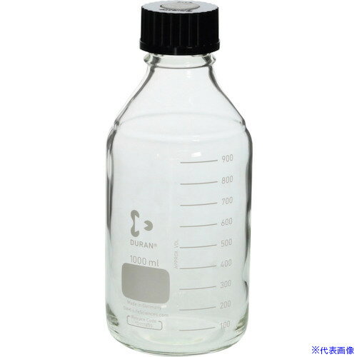 オレンジブック トラスコ中山　TRUSCOSIBATA ねじ口びん ファーメンター用 1000mL 10入 〔品番:01606010002A〕[ 注番:1067014]特長●ねじ口びんに穴あきキャップとシリコンパッキン（穴なし）をセットした...
