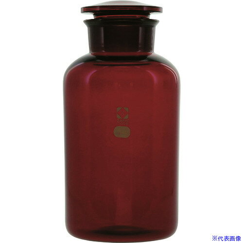 オレンジブック トラスコ中山　TRUSCOSIBATA 試薬びん 広口 茶褐色 3000mL 〔品番:0170603000〕[ 注番:1067020]特長●試薬等を保存するための広口タイプの茶褐色びんです。●ガラス製のすり合わせ栓が付属して...