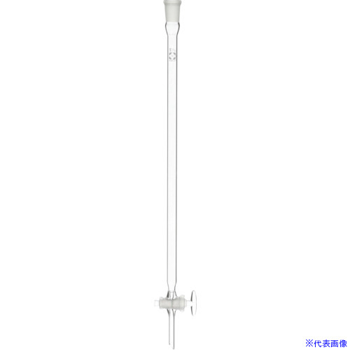 オレンジブック トラスコ中山　TRUSCOSIBATA クロマトカラム ガラスコック付 15/25 10x300 〔品番:0087201510〕[ 注番:1070206]特長●ガラスコック付きの為、展開溶媒の滴下速度を調節した分離がおこなえ...