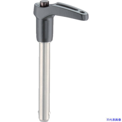 オレンジブック トラスコ中山　TRUSCOHALDER ボールロックピンセルフロッキングL形グリップ付 ステン析出硬化 ピン25×130 〔品番:22350.0208〕[ 注番:1073072]特長●L形グリップ、セルフロッキング機能付です...