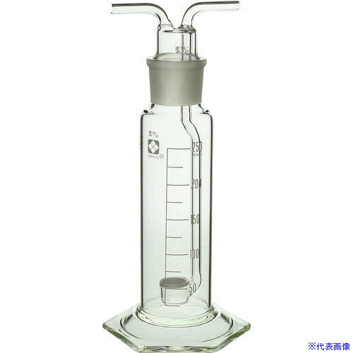 オレンジブック トラスコ中山　TRUSCOSIBATA 共通摺合ガス洗浄びん ろ過板付 84GP100 250mL 〔品番:0146503〕[ 注番:1073358]特長●誘導されたガスは、中管のフィルター部分から気泡となって上がります。●...