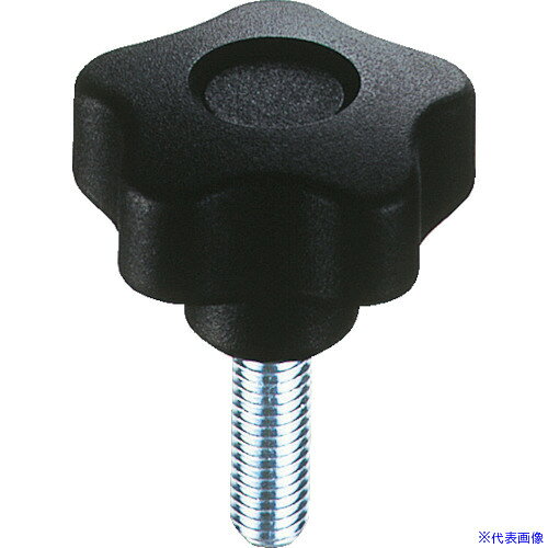 オレンジブック トラスコ中山　TRUSCOELESA スターノブ(オネジ)32×30 M6 〔品番:STK30X30N〕[ 注番:1077538]特長●ハンド操作にフィットする五角形タイプのノブです。仕様●外径(mm)：32●ノブ高さ(mm...