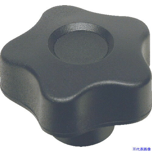 オレンジブック トラスコ中山　TRUSCOELESA スターノブ(メネジ)63 M12 〔品番:STK60N〕[ 注番:1077694]特長●ハンド操作にフィットする五角形タイプのノブです。仕様●外径(mm)：63●ノブ高さ(mm)：37●...