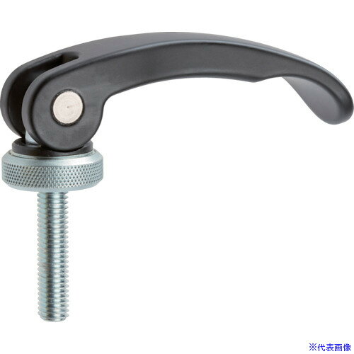 オレンジブック トラスコ中山　TRUSCOHALDER 偏心クイッククランプレバー オネジ付 63mm M6 〔品番:23390.0110〕[ 注番:1078779]特長●部品を、素早く確実に取り付け・取り外しできます。●ロックナットによっ...