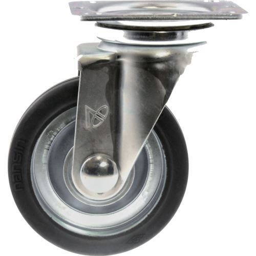 オレンジブック トラスコ中山　TRUSCOSPACIO プレートタイプ金属キャスター自在STー130 〔品番:ST130〕[ 注番:1080925]特長●金属フレームタイプの自在式のキャスターです。用途●パイプにプレートやベースを使用し取り...