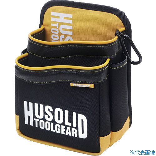 オレンジブック トラスコ中山　TRUSCOペンギンエース HUSOLID TOOLGEAR HT-011 イエロー 〔品番:HT011Y〕[ 注番:1110020]特長●使い勝手に優れた各種ポケットとカラビナ付きで、ツールをスマートに収納、...