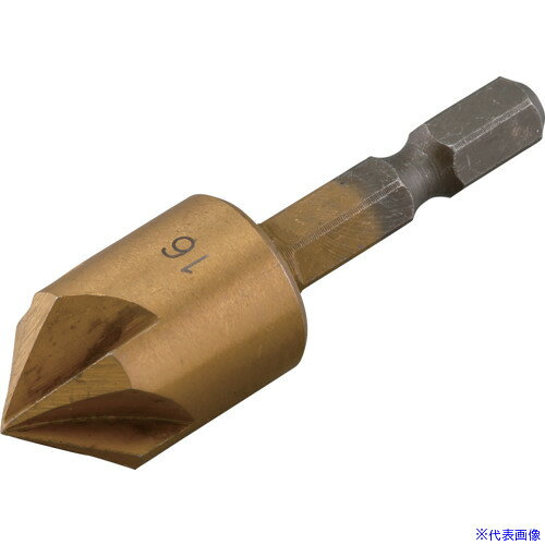 オレンジブック トラスコ中山　TRUSCORELIEF 5枚刃 面取りカッター 六角軸 16mm 〔品番:27578〕[ 注番:1112517]特長●パイプの内径、穴フチの面取りやバリ取りに便利です。●軽金属や樹脂、木工に使用できます。用途...