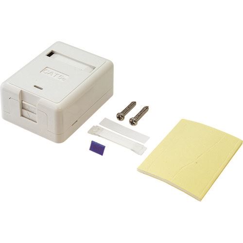 オレンジブック トラスコ中山　TRUSCODENSAN マウントボックス 〔品番:LMBOX1KS〕[ 注番:1112986]特長●カテゴリー5e対応マウントボックス（1個口 シールド ジャック付）です。仕様●カテゴリ種類：カテゴリ5e仕様...