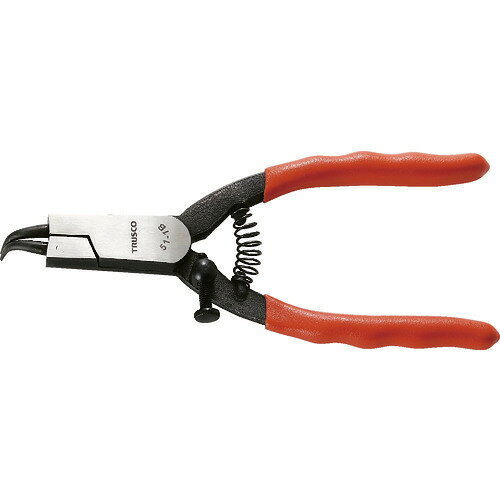 オレンジブック トラスコ中山　TRUSCOTRUSCO スナップリングプライヤー 軸用 Φ1.0 曲爪51型 〔品番:511B〕[ 注番:1113925]特長●握りやすさを追求したハンドル形状です。仕様●リング使用範囲(mm)：10〜25●...
