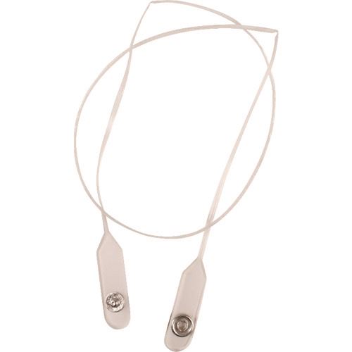 オレンジブック トラスコ中山　TRUSCODESCO ネックストラップ、ビニール、Break-Away 685 mm 〔品番:35067〕[ 注番:1115913]特長●柔軟で白く透明なひもは目立たず邪魔になりません。●ストラップは首周りに...