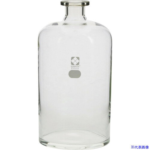 オレンジブック トラスコ中山　TRUSCOSIBATA びん 自動ビュレット用 2000mL 〔品番:0226002〕[ 注番:1116772]特長●自動ビュレット 平面接続タイプ用のびんです。仕様●種類：白●容量(L)：2●外径(mm)：...
