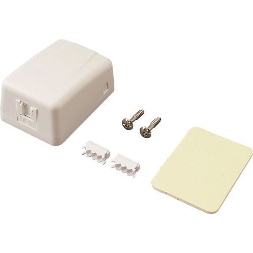 オレンジブック トラスコ中山　TRUSCODENSAN 電話用マウントボックス 〔品番:LTBOX1K〕[ 注番:1117843]特長●電話線用（6極6芯）マウントボックスです。仕様仕様2●電話用マウントボックス材質/仕上セット内容/付属品...