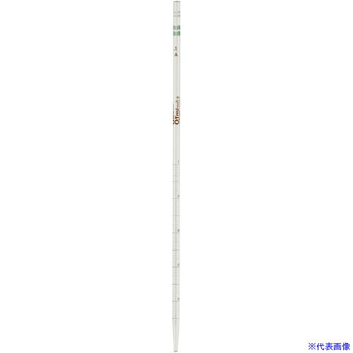 オレンジブック トラスコ中山　TRUSCOSIBATA メスピペット スーパーグレード 先端目盛 0.1mL 〔品番:02002001A〕[ 注番:1118341]特長●一定の体積の液体を量りとるために用いられます。●JIS R3505クラ...