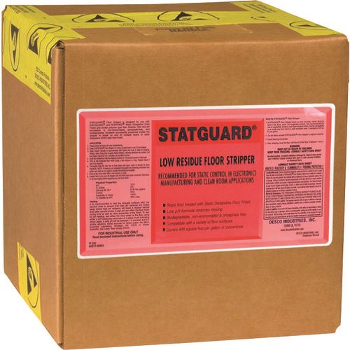 オレンジブック トラスコ中山　TRUSCODESCO 除去剤 フロアー STATGUARD 9.46 L BOX(1個入) 〔品番:10441〕[ 注番:1119062]特長●pH値の低い製剤。●ビニール、VCT、コンクリート、ゴム、テラゾ...