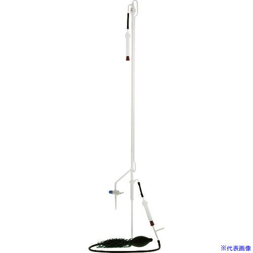 オレンジブック トラスコ中山　TRUSCOSIBATA 自動ビュレット スーパーグレード ゴム栓用 ガラスコック付 50mL 〔品番:02211050〕[ 注番:1119888]特長●自動ビュレットは、ビュレットに比べ薬液の補充が2連球ゴム...