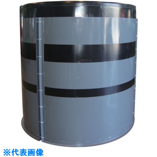 オレンジブック トラスコ中山　TRUSCOSUIKO MH型 開放円筒型容器4000L 〔品番:MH4000〕[ 注番:1120124]特長●発泡三重層構造で剛性度が同樹脂量比30％アップです。●錆びないポリエチレン製です。●ほとんどの無機...