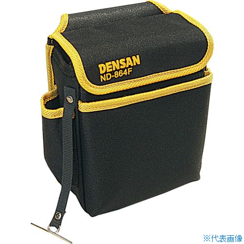 オレンジブック トラスコ中山　TRUSCODENSAN 電工キャンバスハイポーチ(フタ付) 〔品番:ND864F〕[ 注番:1122637]特長●耐摩耗ポリエステルキャンバスを採用しています。●フタを閉じたときはマジックテープで固定します。...