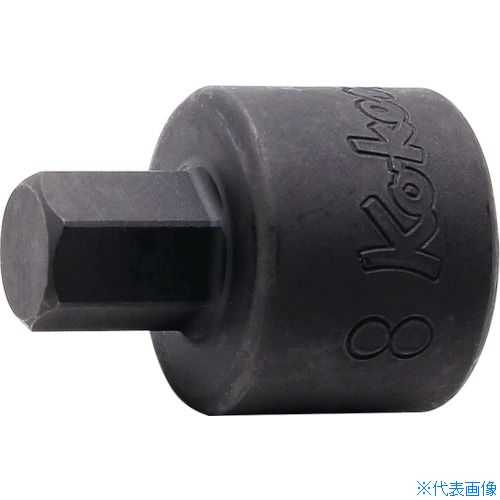 オレンジブック トラスコ中山　TRUSCOKo−ken ヘックスビットソケット 差込角9.5mm全長25mmサイズ12mm 〔品番:3012M.2512〕[ 注番:1127605]特長●六角穴付ボルト用のショートタイプのヘックスビットソケッ...