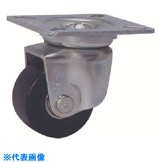 オレンジブック トラスコ中山　TRUSCOシシク 低床重荷重用キャスター 50径 自在 YN車輪 三価クロメート 〔品番:HJ50UYN〕[ 注番:1129365]特長●自在旋回部は表面硬化焼入処理のため、長期間の固定でも走行はスムーズにで...