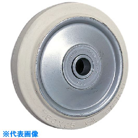 オレンジブック トラスコ中山　TRUSCOシシク ホワイトジエンゴム車輪のみ 150径 〔品番:WW150〕[ 注番:1129417]特長●高弾性・耐寒性です。用途●各種運搬台車に。●一般業務用機器に。仕様●許容荷重(daN)：156●許容...