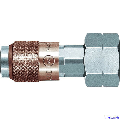 オレンジブック トラスコ中山　TRUSCO日東 ミニコック 燃料ガス用CC33SF(51329) 〔品番:CC33SFBRASSNBR〕[ 注番:1130196]特長●誤接続防止のため、酸素用と燃料ガス用のはめ合いサイズとスリーブ色を変え安...