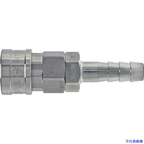 オレンジブック トラスコ中山　TRUSCO日東 ハイカプラ ステンレス製 ニトリルゴムNBR(SG)SUS30SH(00264) 〔品番:30SHSUSNBR〕[ 注番:1130455]特長●工場内の空気配管から空気工具のホース接続用まで、...