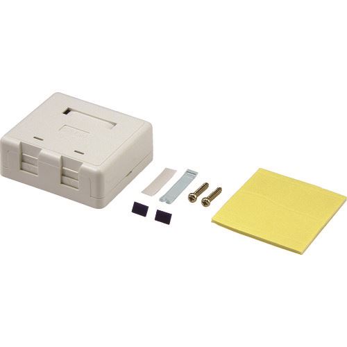 オレンジブック トラスコ中山　TRUSCODENSAN マウントボックス 〔品番:LMBOX2K〕[ 注番:1136773]特長●カテゴリー5e対応LAN用マウントボックスです。仕様●カテゴリ種類：カテゴリ5e仕様2●電設用品材質/仕上セッ...