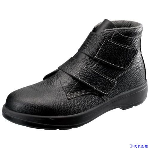 オレンジブック トラスコ中山　TRUSCOシモン 安全靴 中編上 マジックテープ ウレタン2層底 AW28 27.5cm 〔品番:AW28BK27.5〕[ 注番:1141834]特長●2層ウレタン底です。●ワイド設計で足あたりを軽減しました...