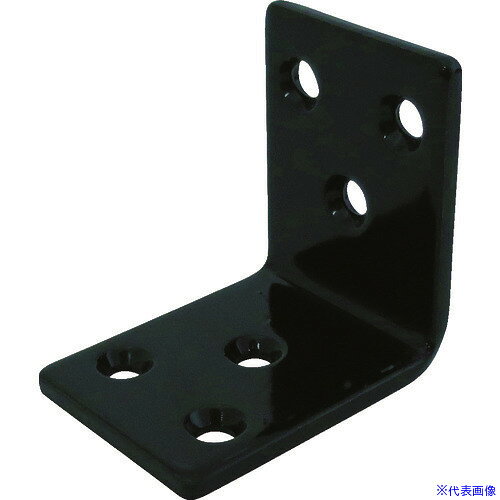 オレンジブック トラスコ中山　TRUSCODAIDOHANT 巾広金折 黒 3.2X30X40 〔品番:00062887〕[ 注番:1142253]特長●L字型の補強金物です。●外観を損ねない塗装です。用途●木材のコーナー部分の補強などに。...