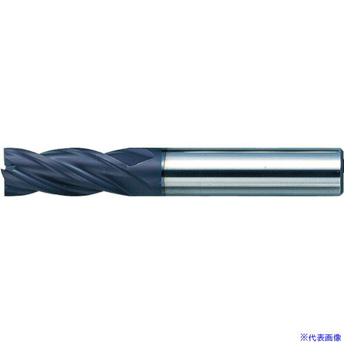 オレンジブック トラスコ中山　TRUSCO三菱K 4枚刃バイオレット ハイススクエアエンドミルミディアム刃長(M)3mm 〔品番:VA4MCD0300〕[ 注番:1142411]特長●高級粉末ハイスの母材に、バイオレットコーティングを施しま...