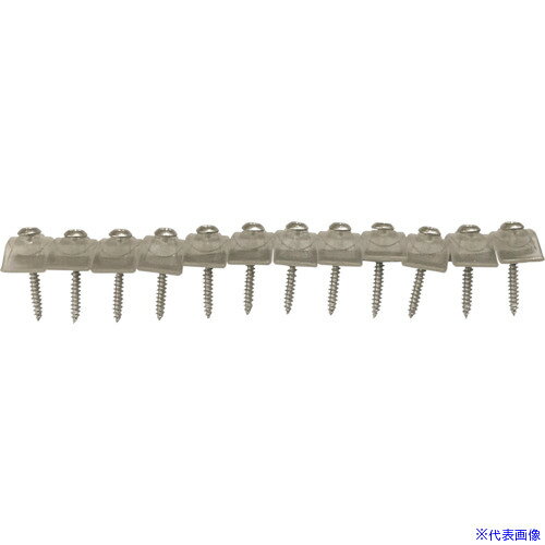 オレンジブック トラスコ中山　TRUSCODAIDOHANT ポリカ連結波板ビス 12連×2本(24本入) 4.2×35mm クリアー 〔品番:10176066〕[ 注番:1142600]特長●パッキンを連結することで屋根上の作業の効率化と...