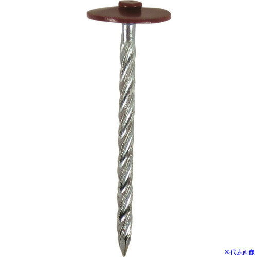 オレンジブック トラスコ中山　TRUSCODAIDOHANT カラー傘釘 20本入 ♯13×41 ワインレッド 〔品番:10176074〕[ 注番:1142643]特長●波板や板金の色に合わせて施工できます。用途●波板や板金の取り付けに。仕...