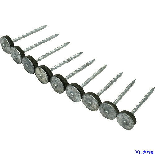 オレンジブック トラスコ中山　TRUSCODAIDOHANT ガルバ波板専用 連結傘釘スクリュー 13X41 10連入り 〔品番:10176038〕[ 注番:1142652]特長●連結タイプなので施工効率が良いです。●溶融亜鉛めっきで耐食性...