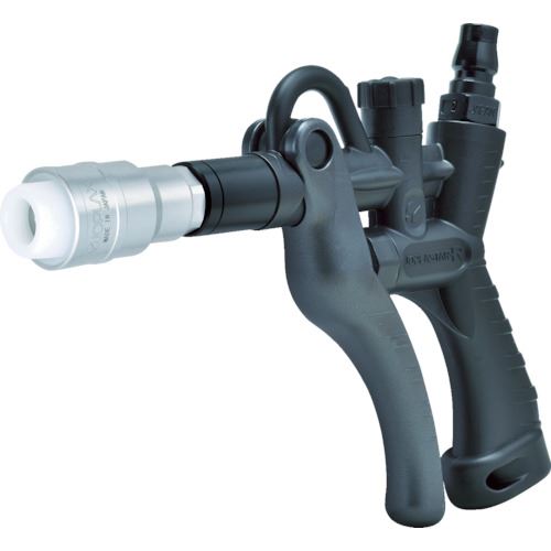 オレンジブック トラスコ中山　TRUSCOJOPLAX プラスチックエアダスター ジョプラスターR(上配管用)+嵐JOPLAX(アルミ製)+専用アダプター 〔品番:TU100HARS〕[ 注番:1144252]特長●左右に振ることなくブロー...