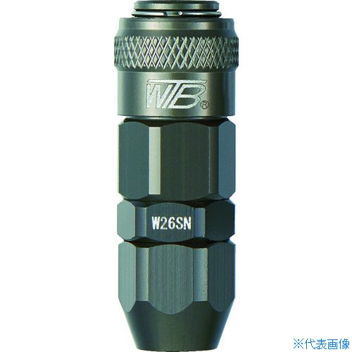 オレンジブック トラスコ中山　TRUSCOWTB 金属製カップリング ミニマグカプラー ソケット 適合ホース内径×外径6.5×10mm 〔品番:W26SN〕[ 注番:1145157]特長●カプラー本体にアルミマグネシウムを使用することで従来...