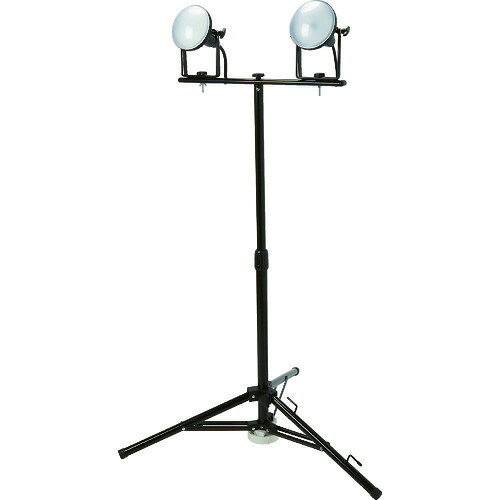 オレンジブック トラスコ中山　TRUSCOTRUSCO LED投光器 DELKURO 三脚タイプ 2灯 20W 10m アース付 2芯3芯両用タイプ 〔品番:RTLE210EPSK2〕[ 注番:1145849]特長●DELKURO本体をその...