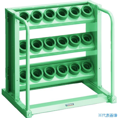 オレンジブック トラスコ中山　TRUSCOTRUSCO ツーリングラック HSK63A BT40 NT40兼用 18個収納 〔品番:VTLE37〕[ 注番:1146121]特長●フレームの角度を2段階で調整することができます。●脱着可能なB...