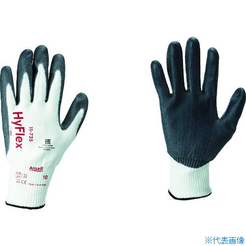 オレンジブック トラスコ中山　TRUSCOAnsell 耐切創手袋 ハイフレックス 11−735 XLサイズ 〔品番:1173510〕[ 注番:1146518]特長●アンセル独自の耐切創性の糸であるINTERCEPTにより、高いレベルの耐切...
