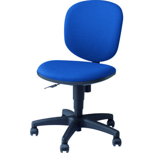 オレンジブック トラスコ中山　TRUSCONAIKI ワークチェアー(肘なし) SER型/ブルー/布張り/肘なし 〔品番:SER510FBL〕[ 注番:1146715]特長●ロープライスのオフィスチェアです。●【VOC対策商品】「学校環境衛...