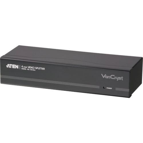 オレンジブック トラスコ中山　TRUSCOATEN ビデオ分配器 VGA / 1入力 / 4出力 〔品番:VS134A〕[ 注番:1152296]特長●1系統のアナログVGA信号を4系統に分配出力できます。●解像度 - 最大2048×153...