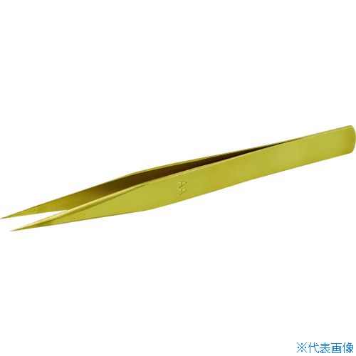 オレンジブック トラスコ中山　TRUSCOKFI 真鍮製ピンセット K‐1 AAピンセット 〔品番:010004〕[ 注番:1152501]特長●先端硬度が低いので柔らかい金属を保持するのに適します。●最も標準的な型・先端細く万能タイプです...
