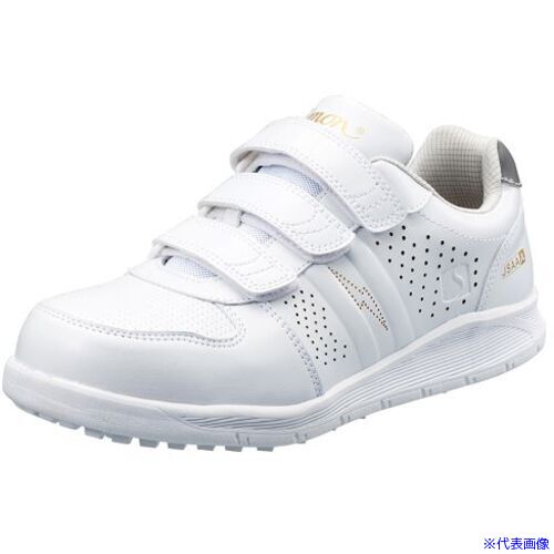 オレンジブック トラスコ中山　TRUSCOシモン 耐滑静電プロスニーカー NS618白静電 22.0cm 〔品番:NS618WS22.0〕[ 注番:1153149]特長●夜間作業も安心な再帰反射材を使用しています。●耐滑性に優れた靴底で歩行...