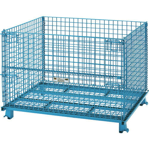 オレンジブック トラスコ中山　TRUSCOTRUSCO ネットパレット 間口1200X奥行1000X高さ890 粉体塗装 青 〔品番:T1012AB〕[ 注番:1153668]特長●最も汎用的に普及しているサイズです。●折りたたみが簡単です...