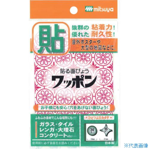 オレンジブック トラスコ中山　TRUSCOmitsuya ワッポン オリジナル 赤 M42510 〔品番:WAP39CJRD〕[ 注番:1155123]特長●コンクリートやレンガなどの凸凹面でもしっかり貼り付きます。用途●選挙ポスターに。●...